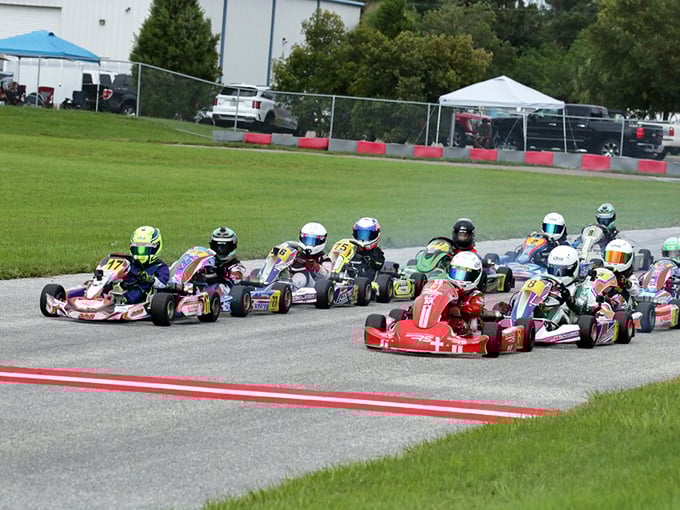 The starting grid moment: hearts racing, engines humming, and everyone thinking, "I'm definitely winning this one."