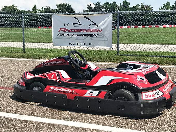 This isn't your county fair go-kart&mdash;it's the Ferrari of rentals, just inches from the asphalt!