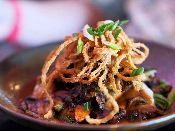 When meatloaf gets the gourmet treatment with brisket and wild mushrooms, suddenly it's not your grandmother's recipe anymore.