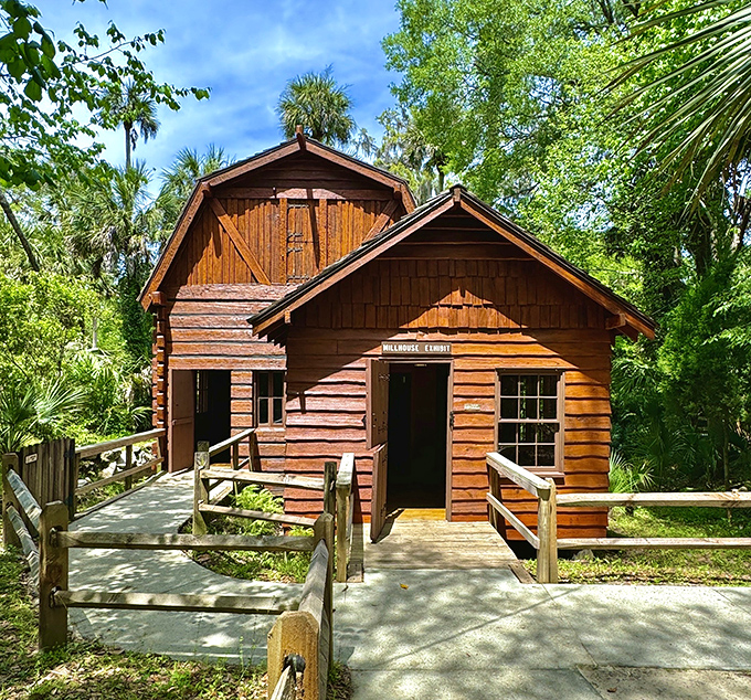 This rustic wooden time capsule tells tales of Depression-era ingenuity, when water power meant more than just Instagram-worthy views.