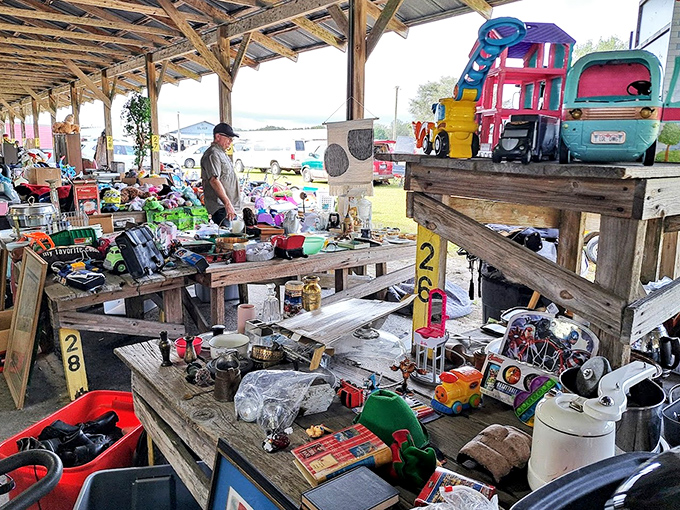 Organized chaos of treasures &ndash; where one person's random collection becomes another's perfect find.