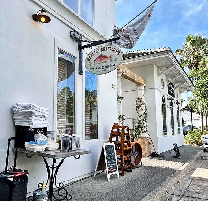 The simple exterior of Grayton Seafood Company belies the extraordinary flavors waiting inside this local favorite.