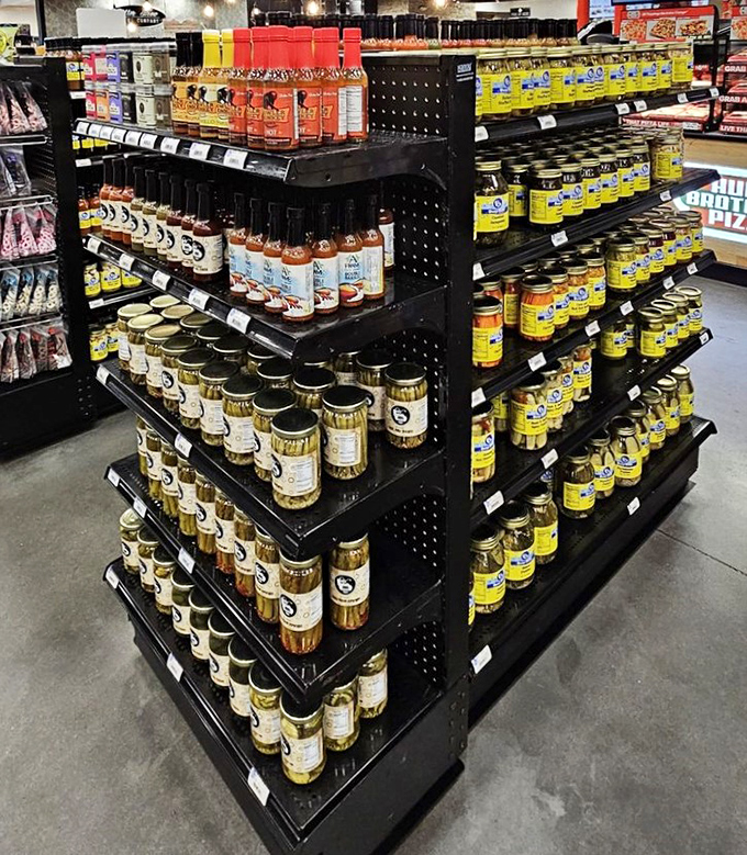 Beyond basic road trip provisions, Busy Bee stocks gourmet condiments and specialty foods that might inspire impromptu picnics or gifts for the folks back home.