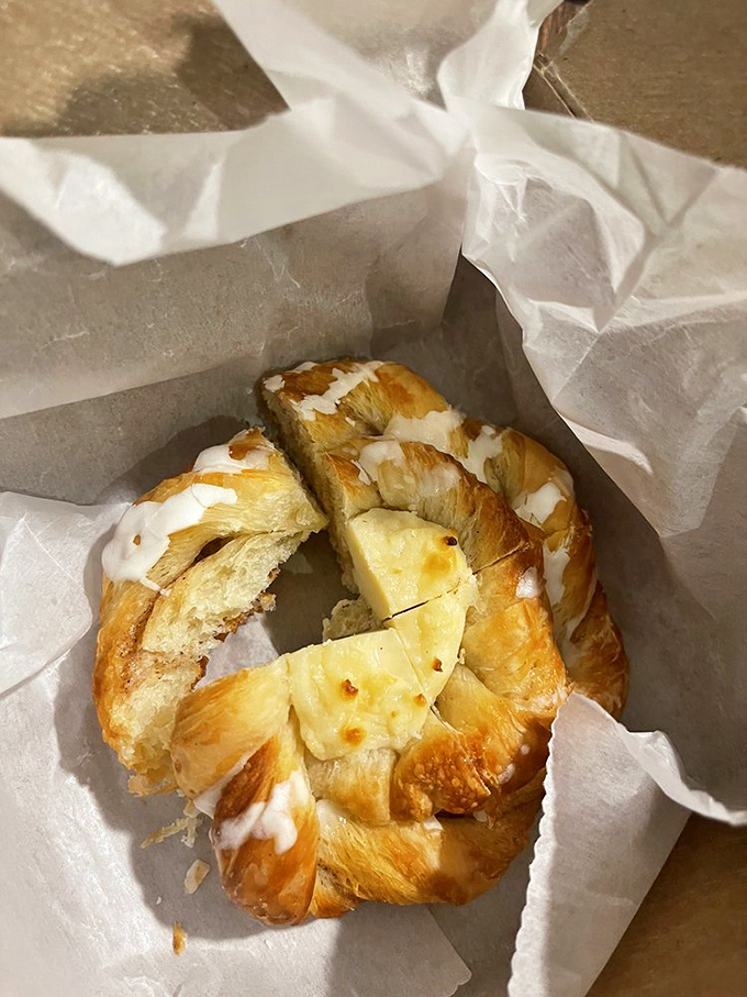 Flaky, buttery pastry cradles a sweet cheese filling&mdash;the kind of simple pleasure that makes you close your eyes with each heavenly bite.