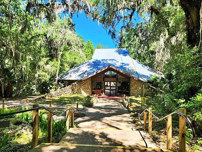 The visitor center welcomes explorers with rustic charm, promising air conditioning and fascinating exhibits &ndash; civilization's perfect compromise with wilderness.