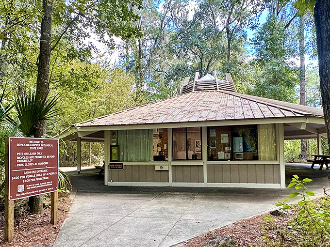 The visitor center: part information hub, part time machine, completely essential for understanding this geological marvel.