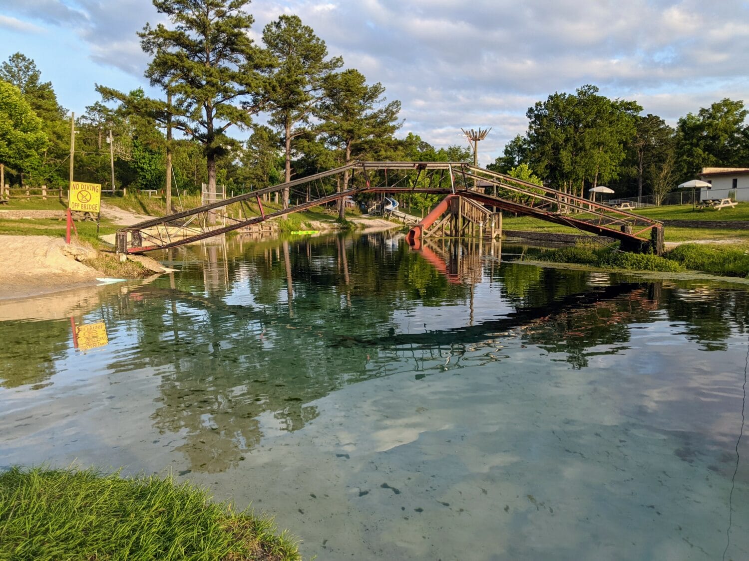 A beautiful man-made bridge.