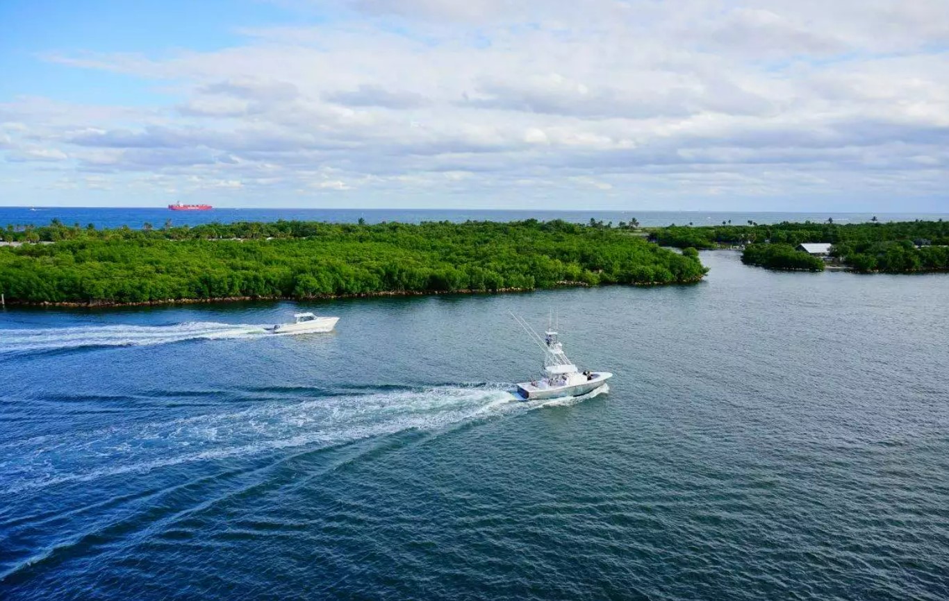 a birds eye view of the park