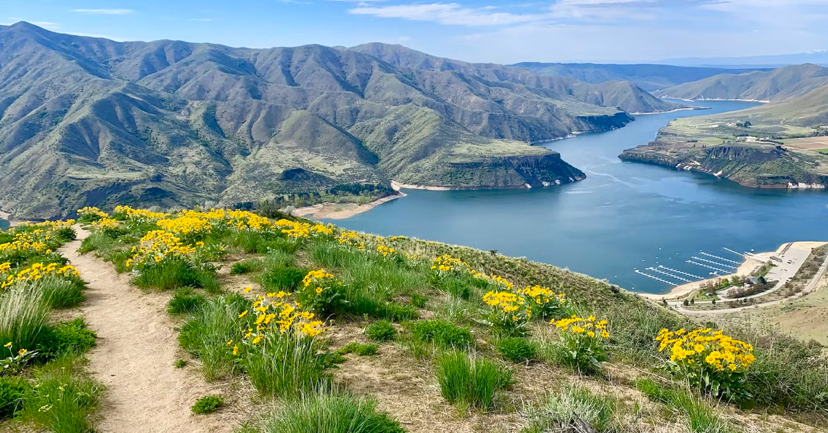 A breathtaking view of the landscapes in Boise.