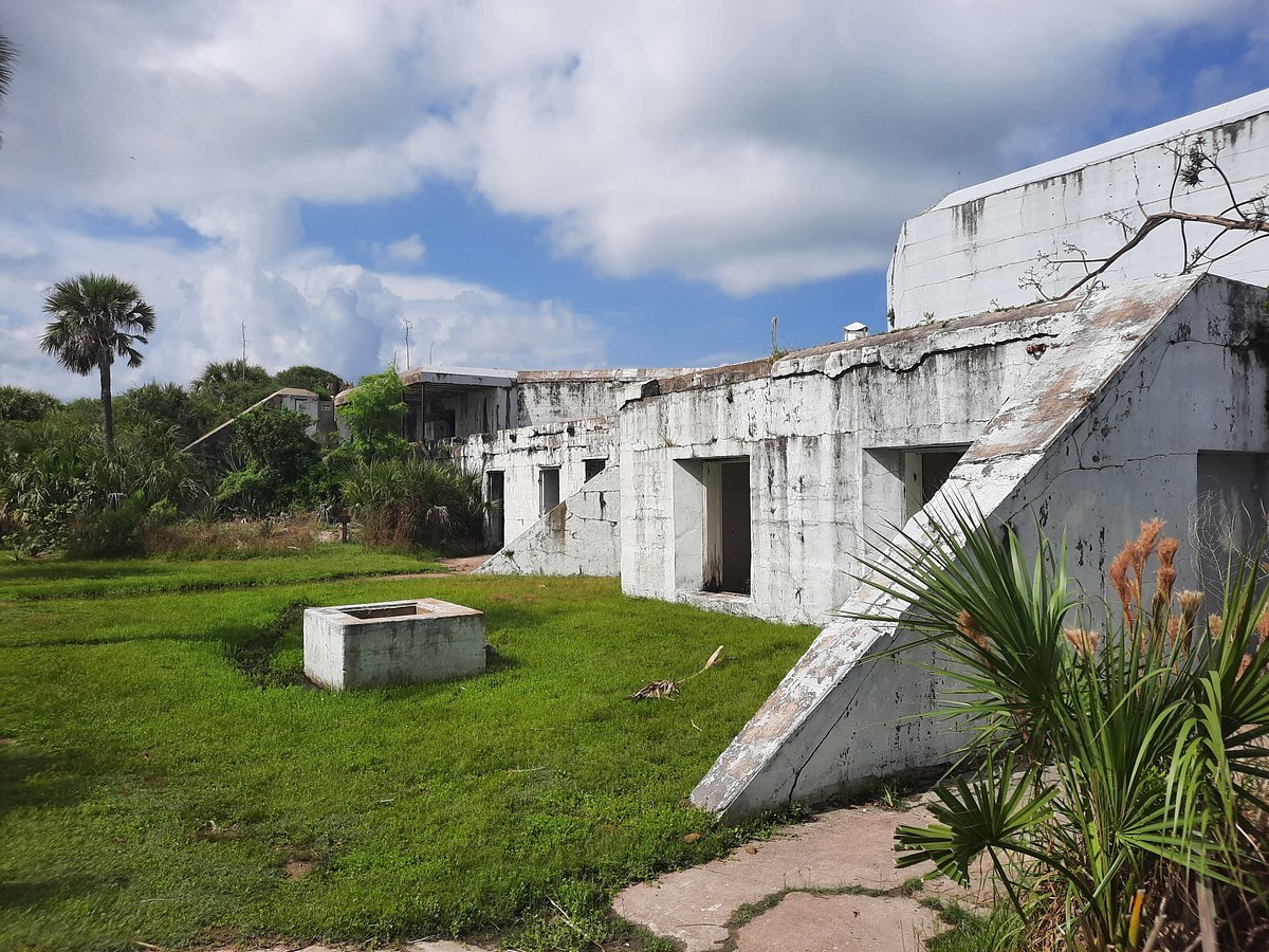 A  camp site for captured Seminoles.