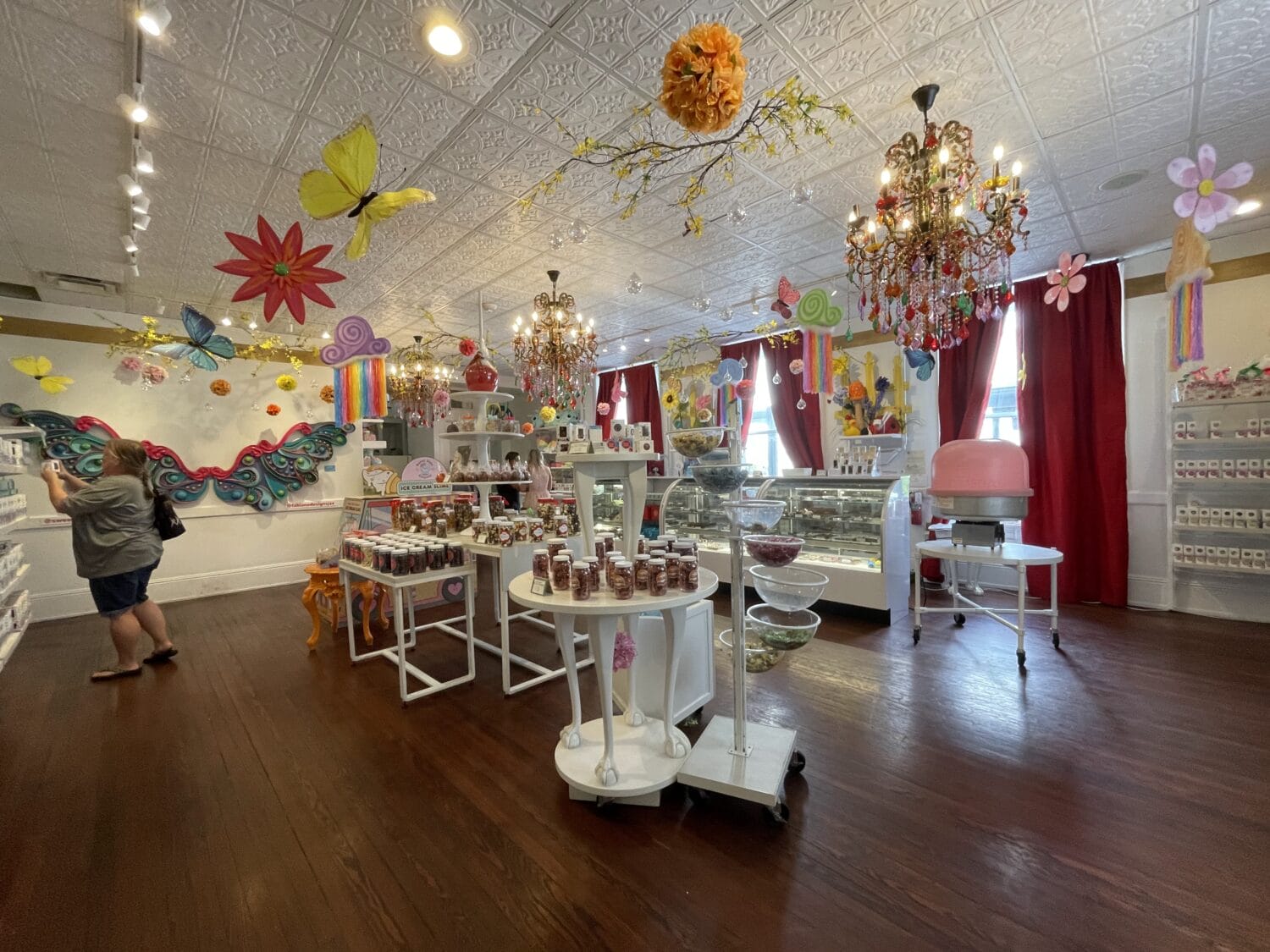 A candy fairy land in Sweet Pete&rsquo;s Candy.