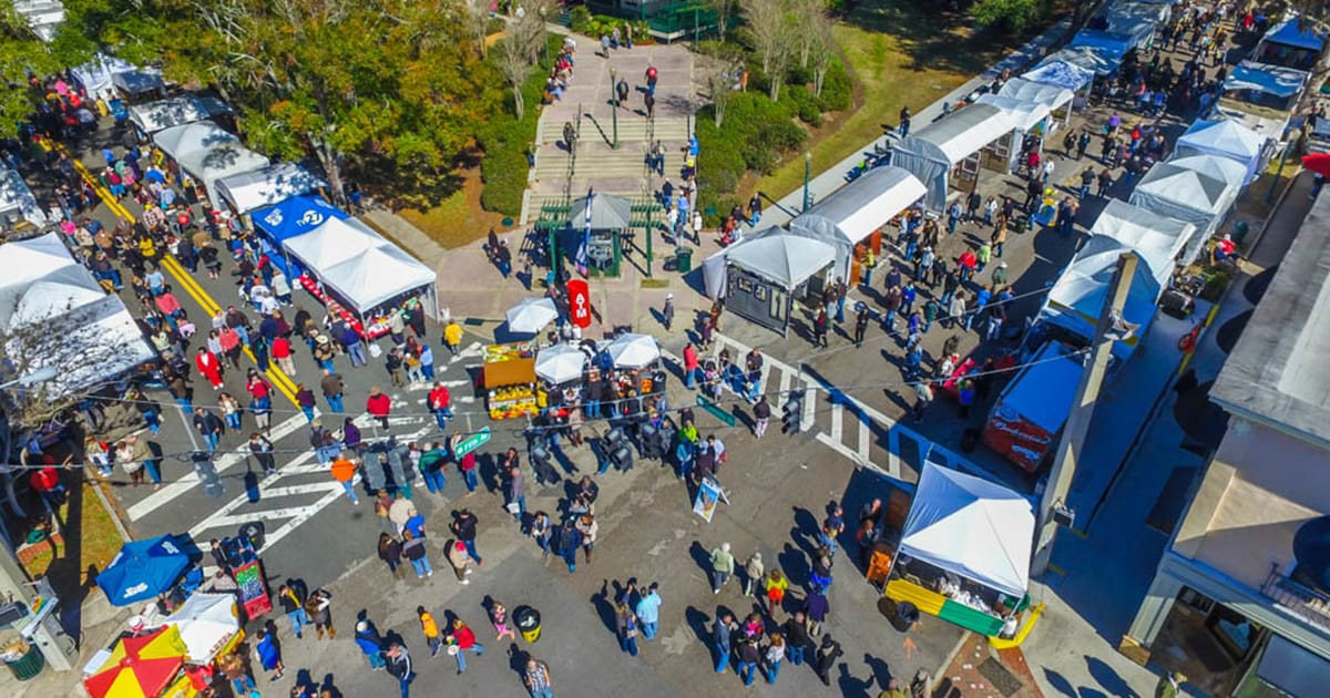 A colorful festival in Mount Dora.