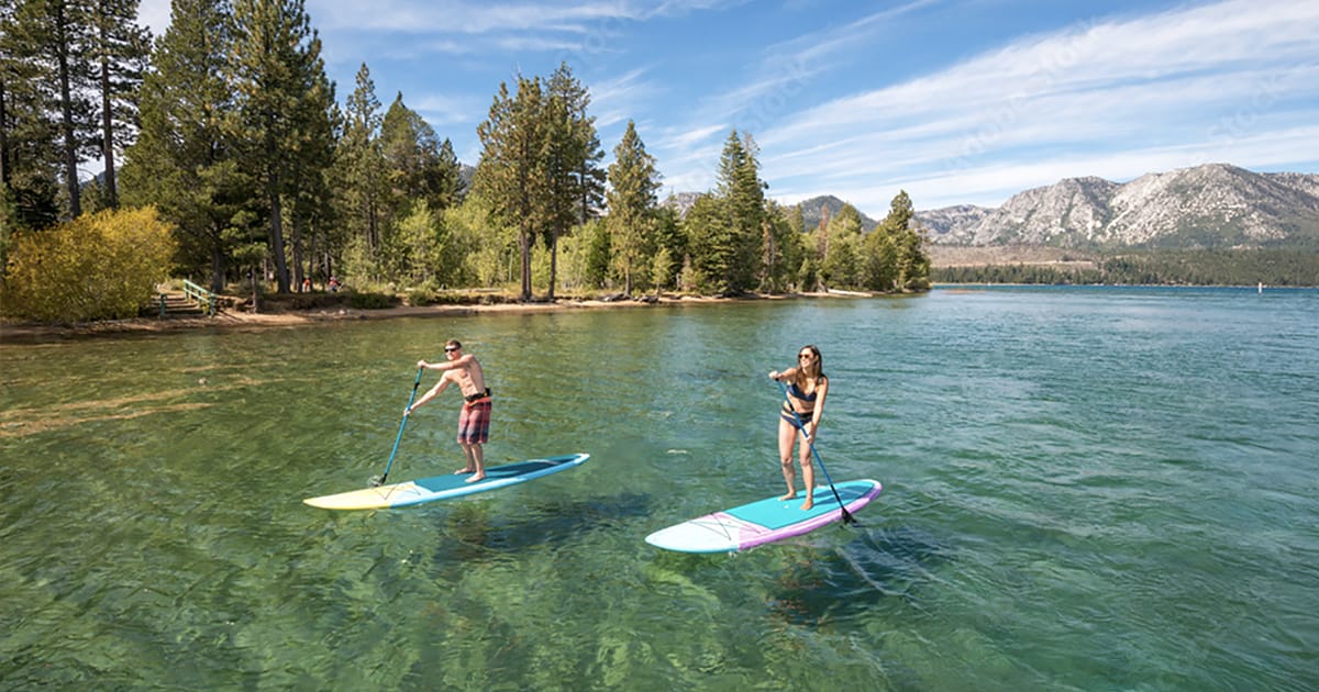 A couple of kayakers