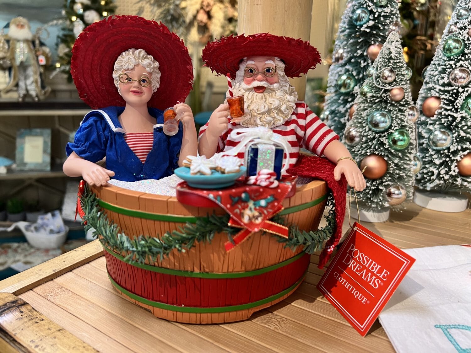 A cute and unique Christmas decor.