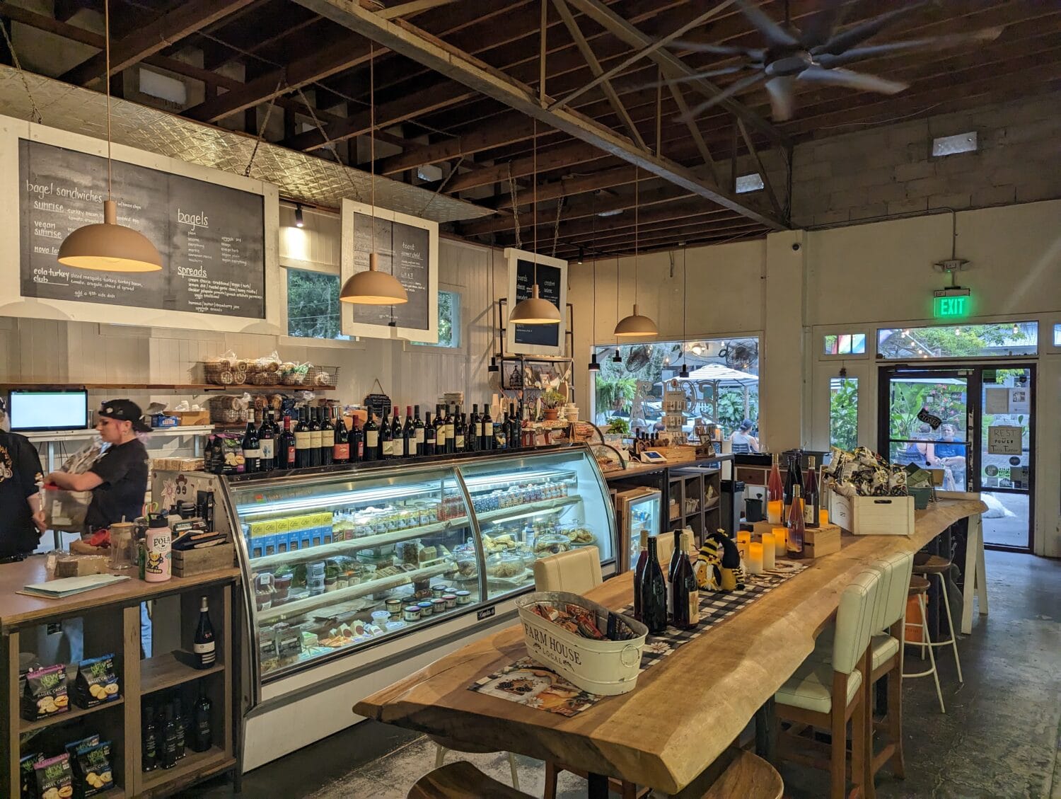 A different angle of the store's interior.