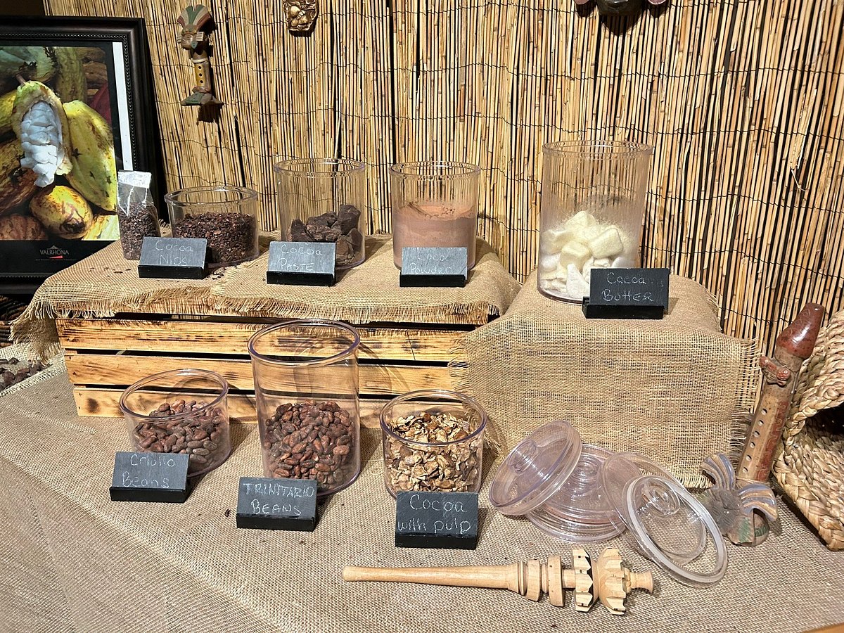 A display of various chocolate varieties