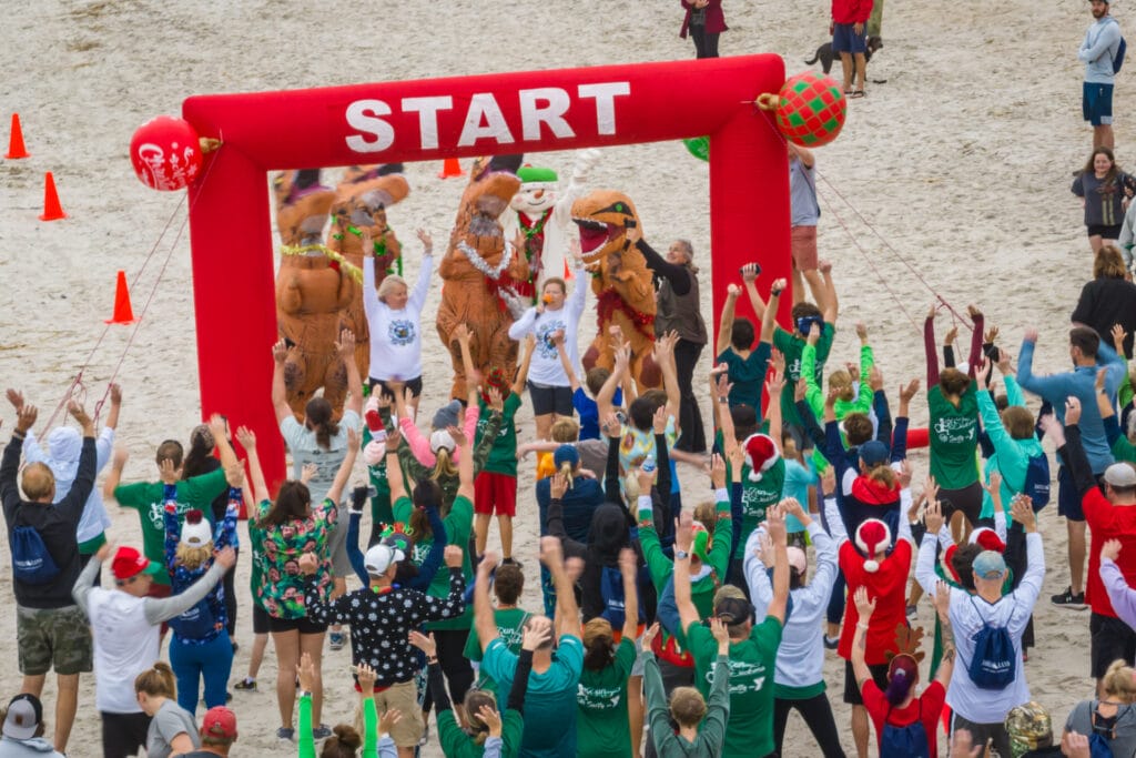 A joyful Christmas Run Race