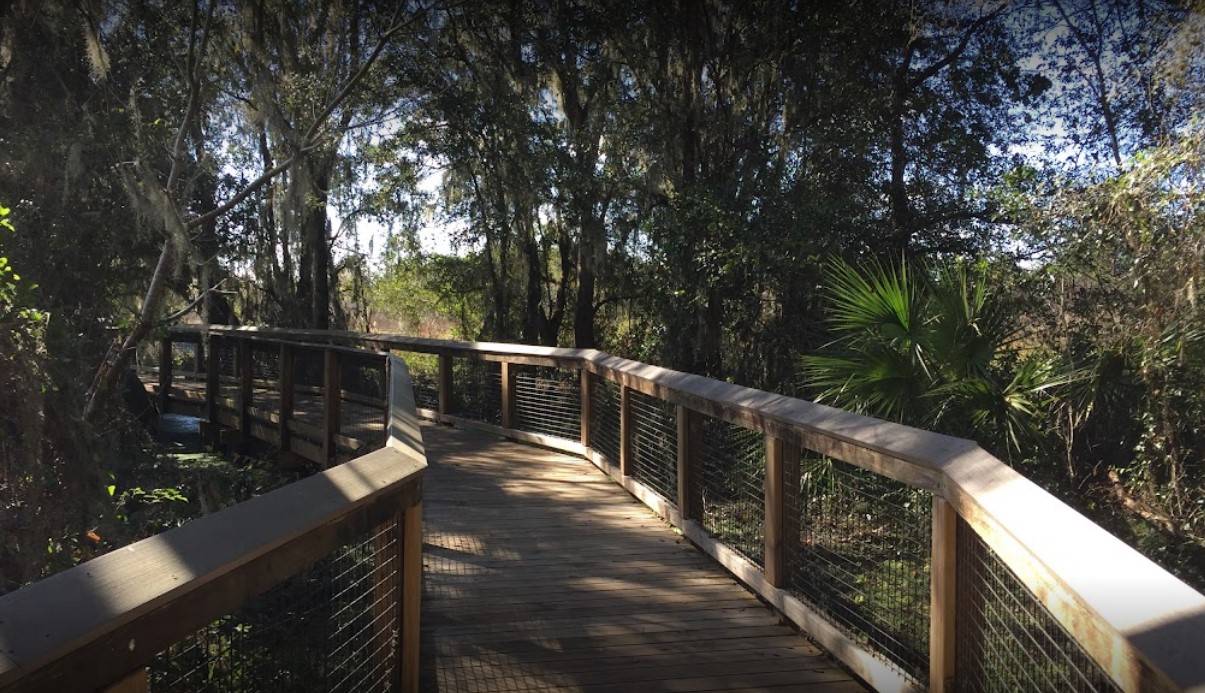 a photo of the easy la chua trail