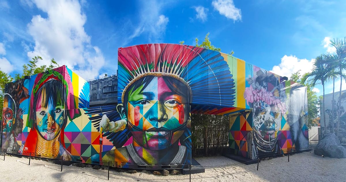 a picture of miami during art week