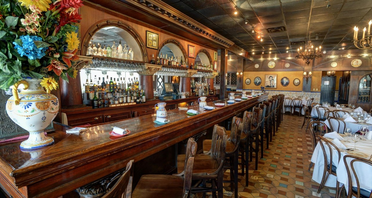 a picture of one of the restaurants sleek dining rooms 1