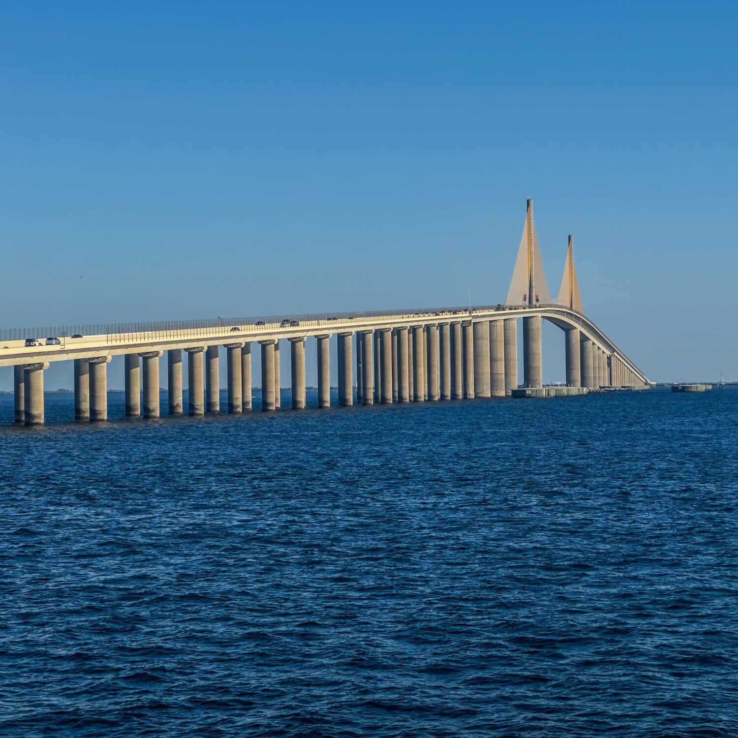 A scenic image of the Sunshine Skyway Bridge.