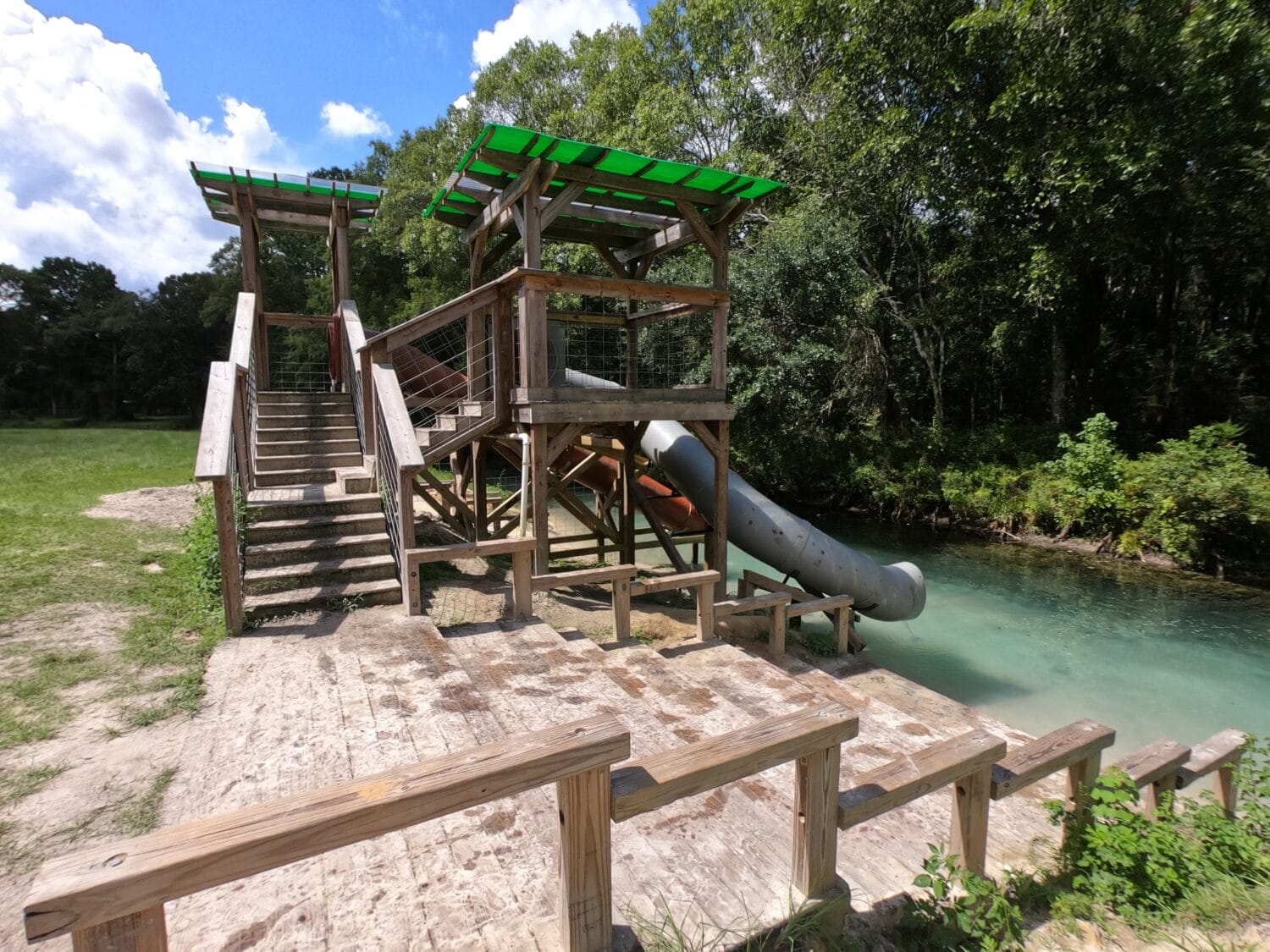 A slide in the Vortex spring.