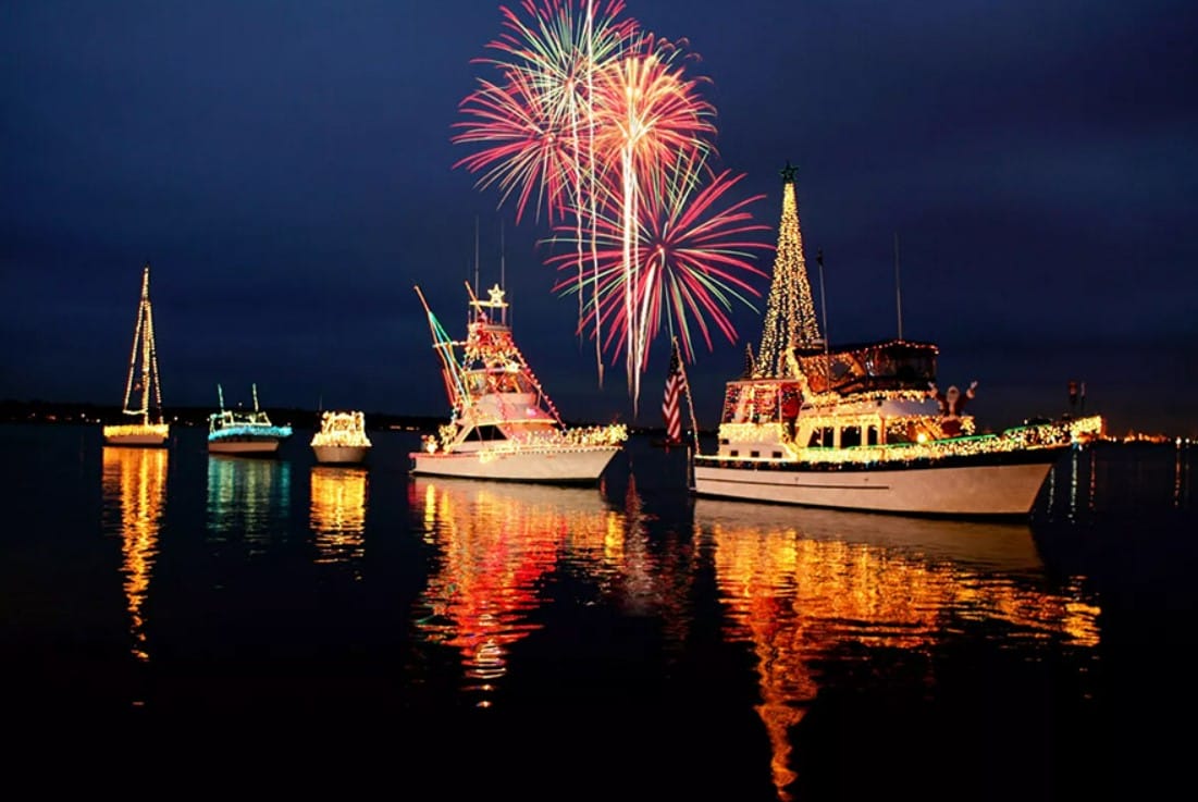 a stunning fireworks display