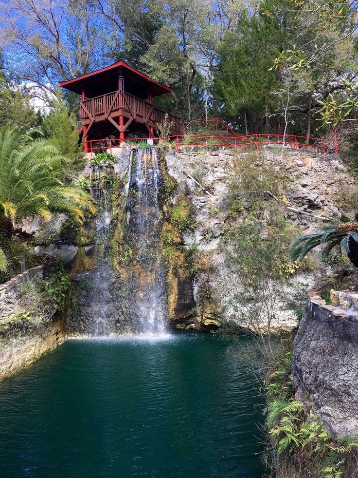 A stunning man-made falls.