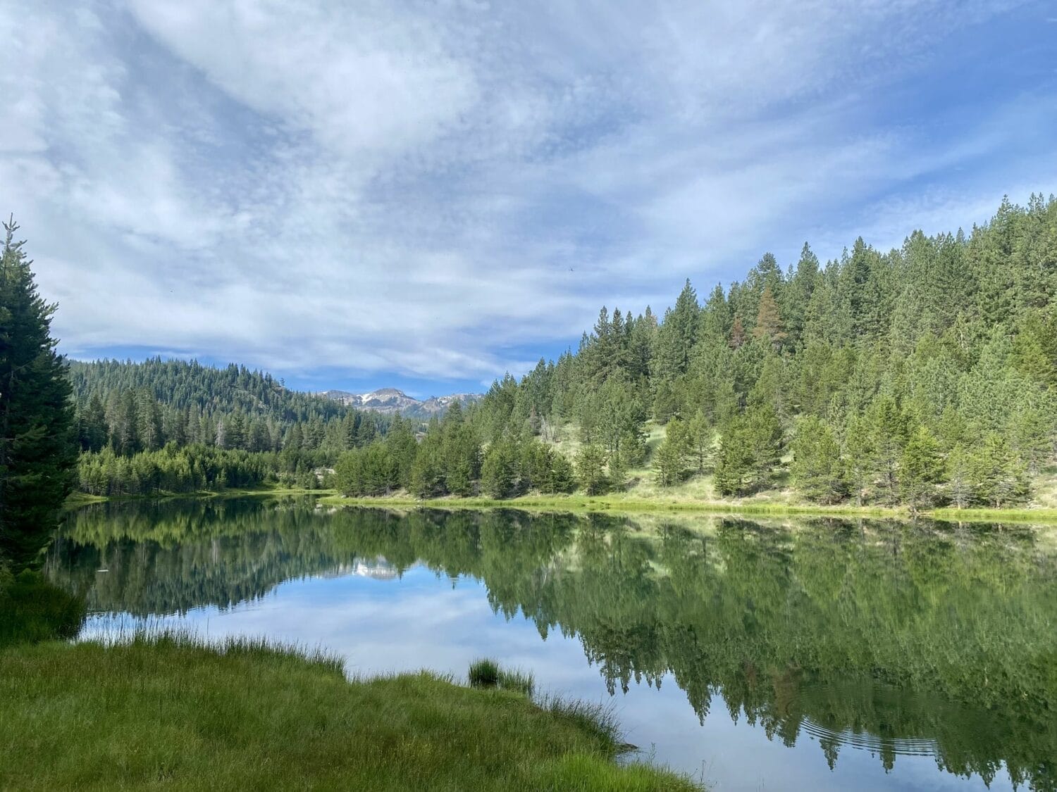 A stunning view of the lake