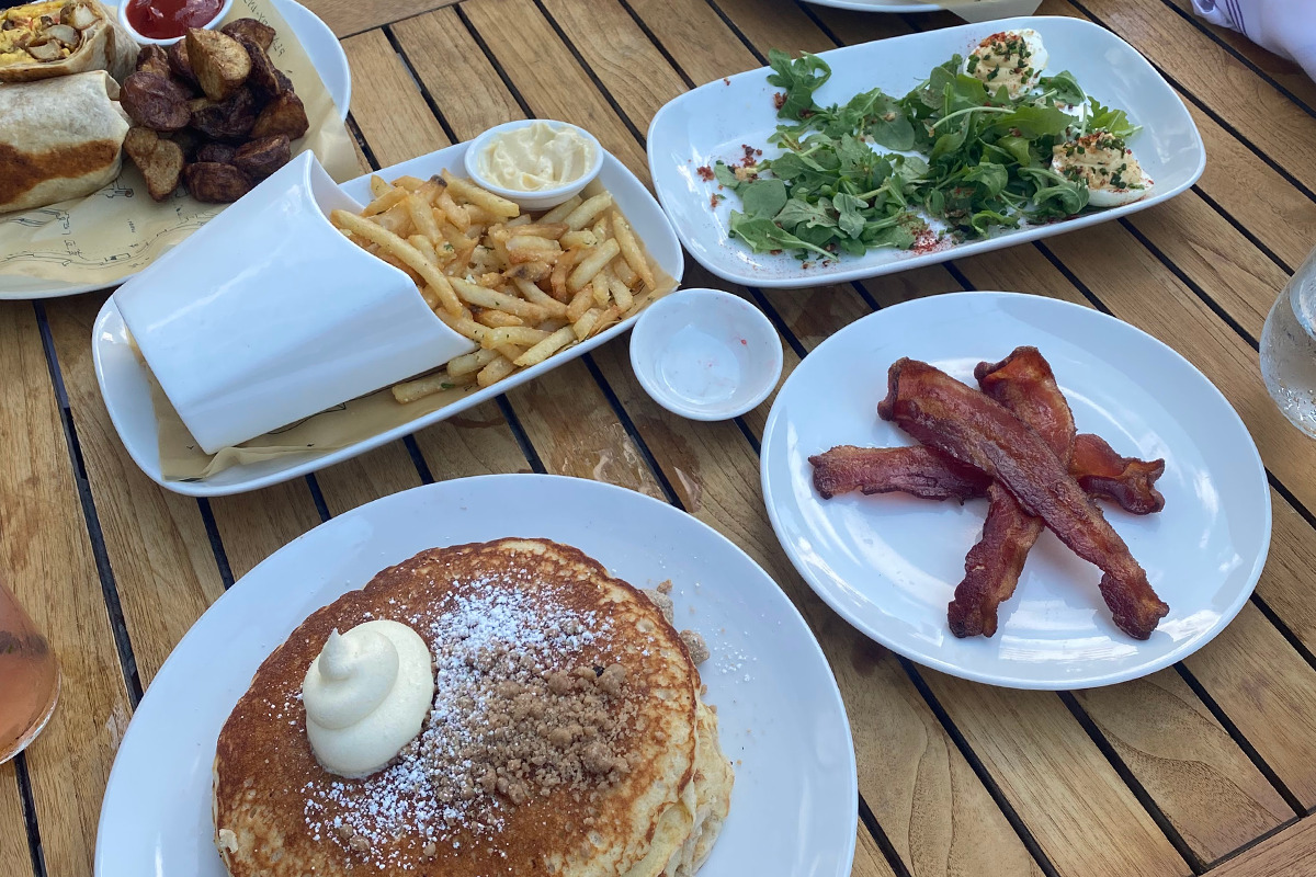 a table of delicious dishes offered in the restaurant