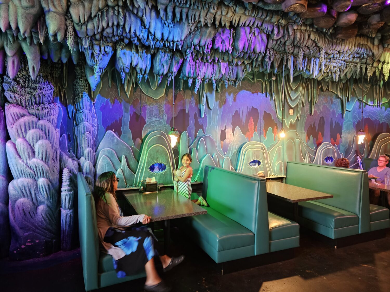 A unique ambiance of the pizzeria.