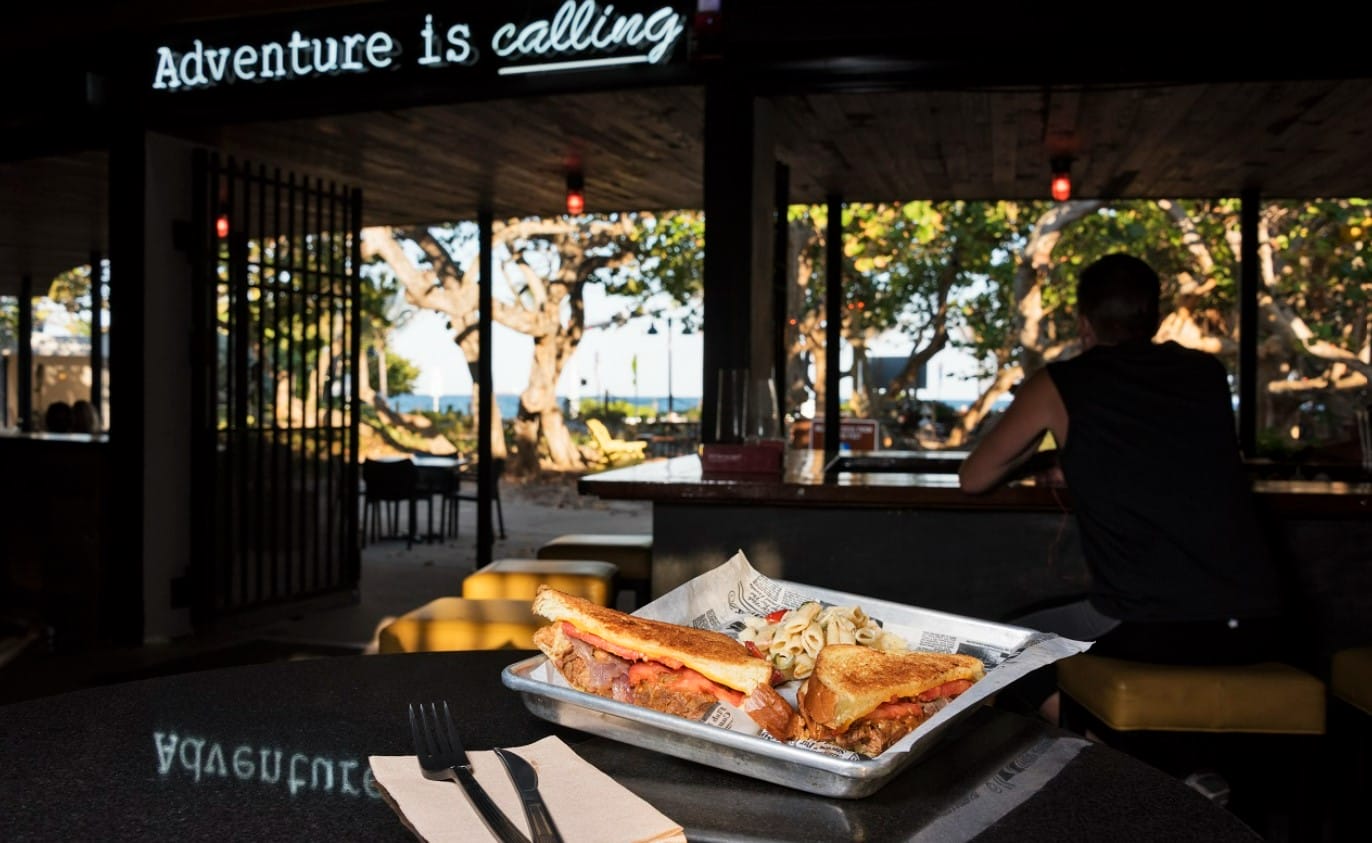 a yummy sandwich served at the restaurant