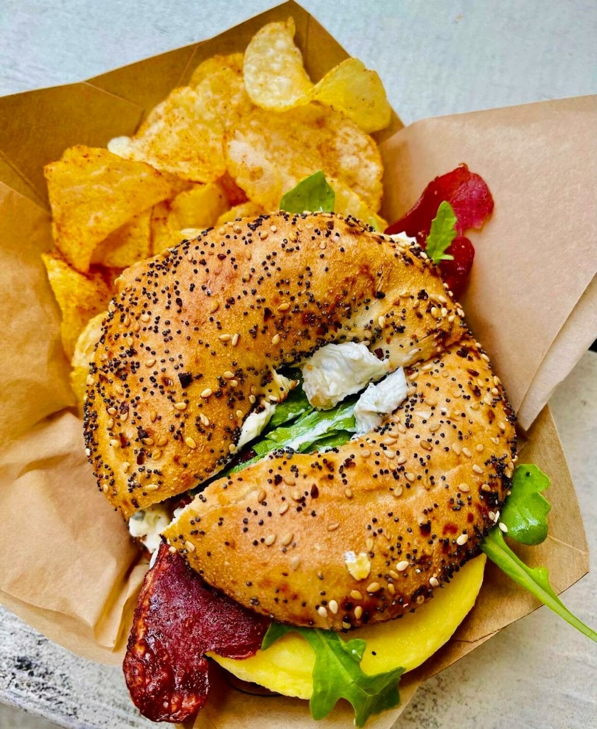 An image of a perfect bagel.