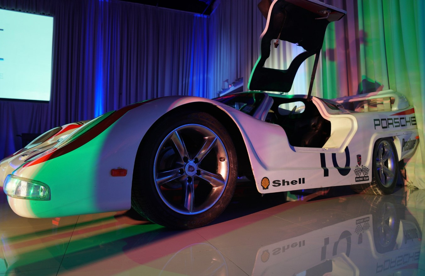 an impressive car exhibit