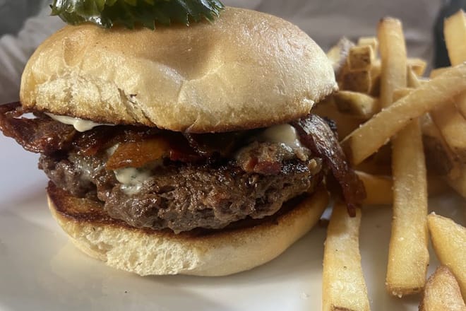 Angry Buffalo at The Rose Garden