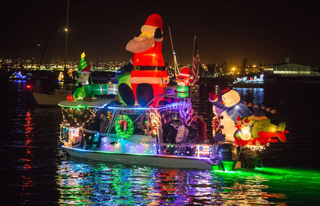 one of the charming boats in the parade