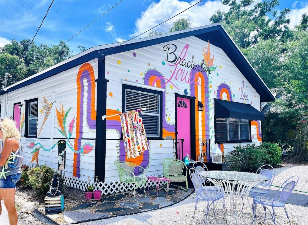 one of the shops of the village