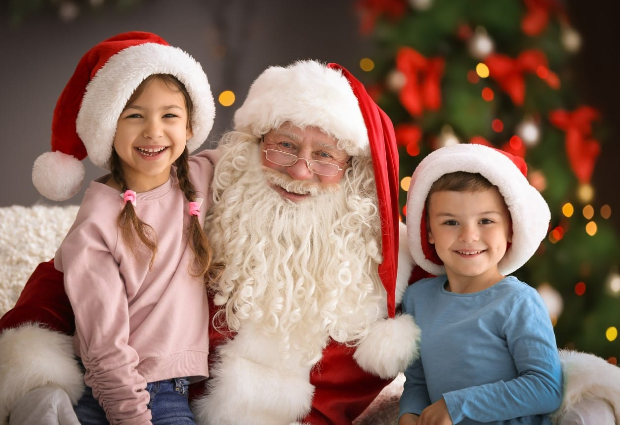 santa claus at the chocolate factory