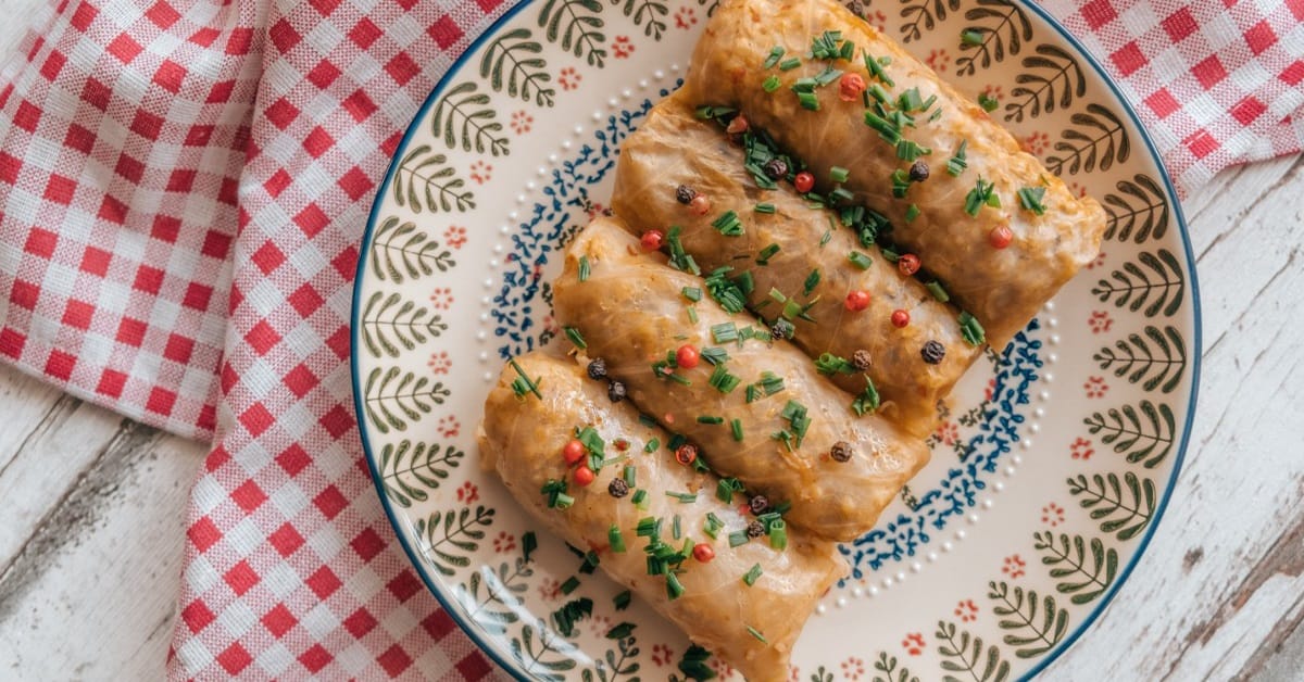 Sarmale: A delicious Romanian dish.