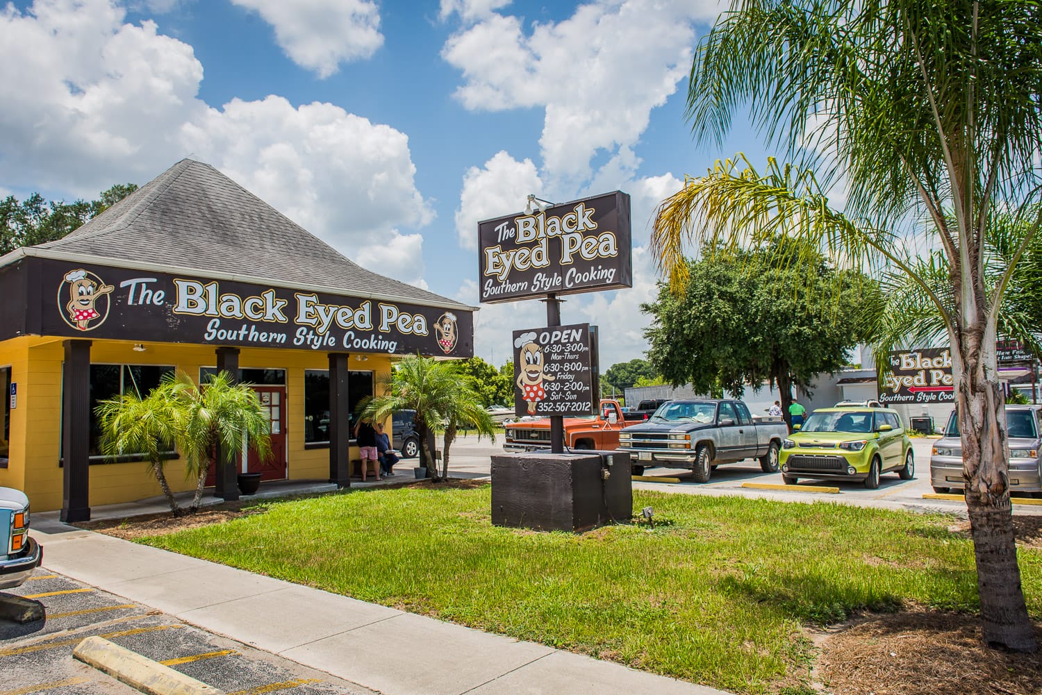 The delightful Black Eye Pea restaurant in Dade City.