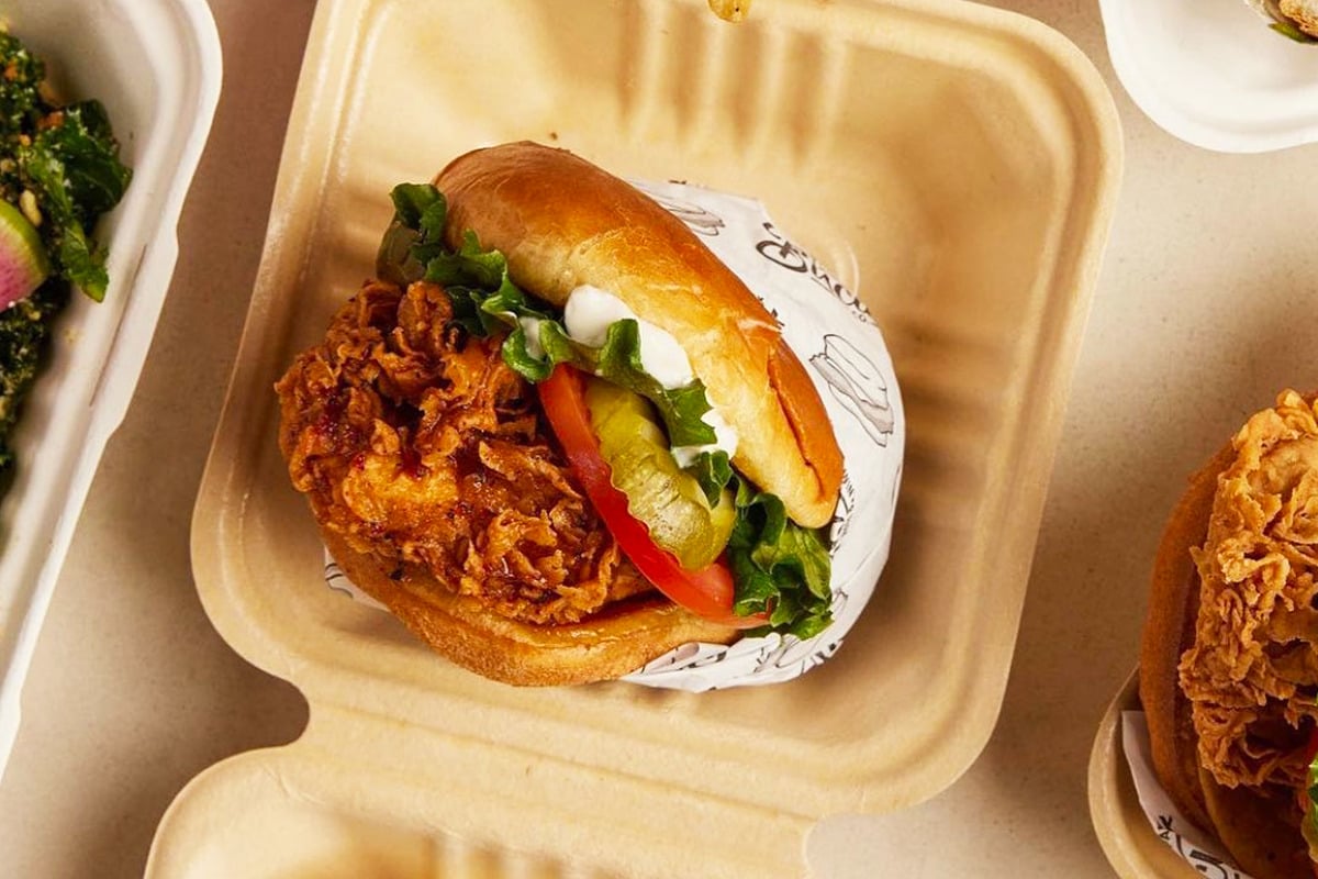 The famous vegan chicken sandwich