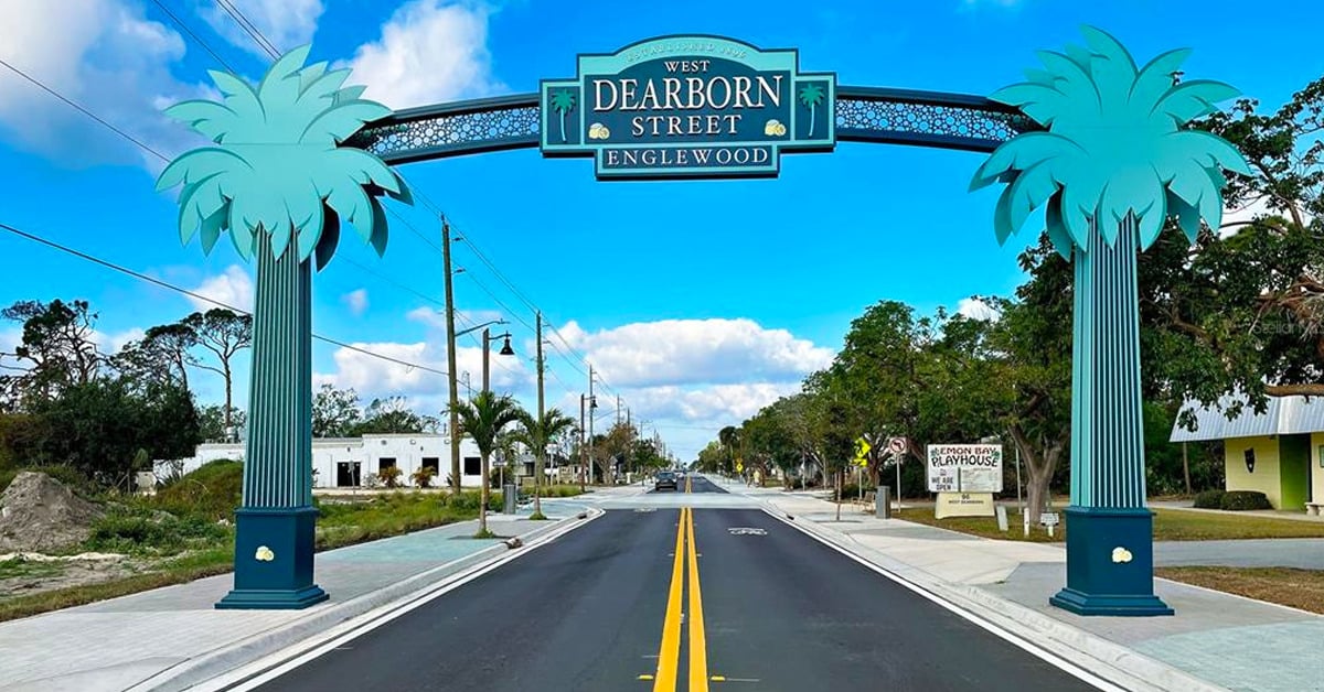 The historic Dearborn Street.