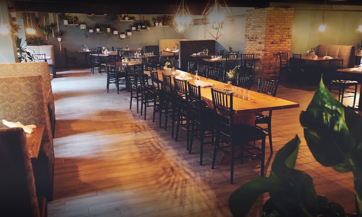 the instagrammable interior of the restaurant