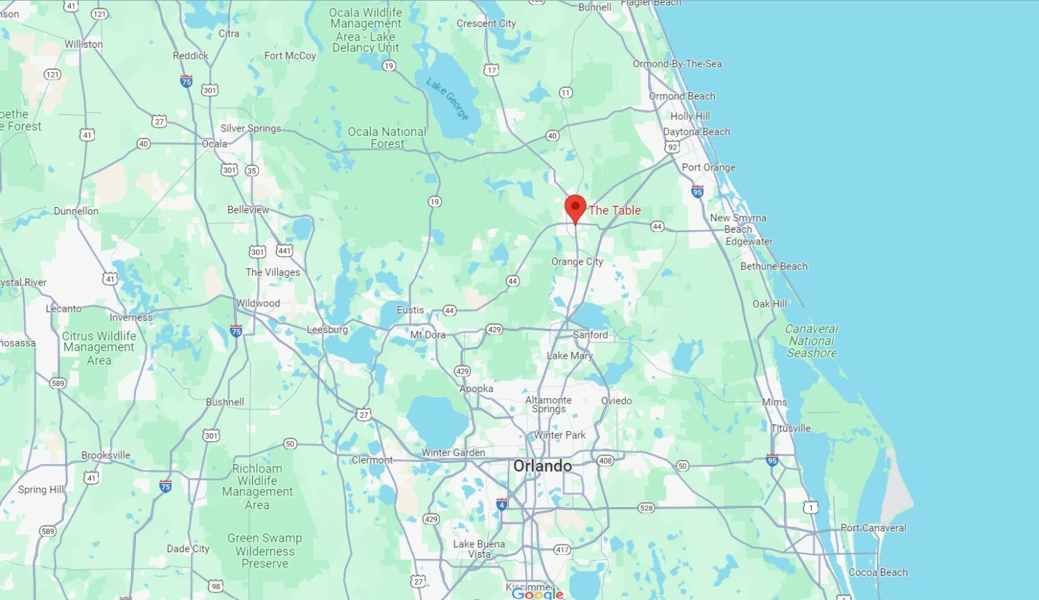 the location of the restaurant