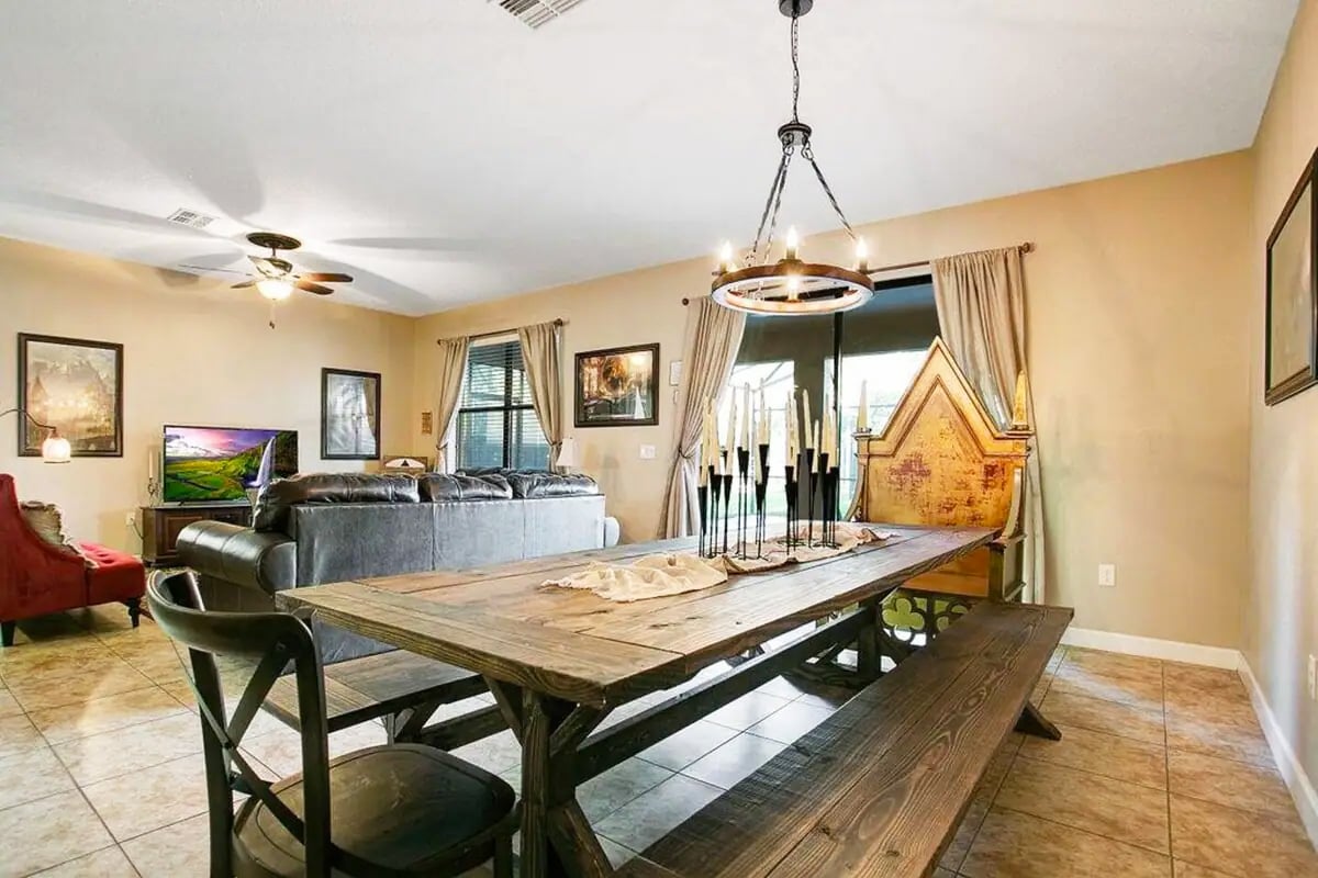 The magical dining area.