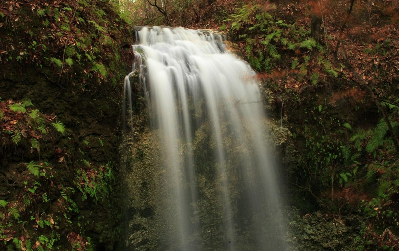 the stunning waterfall of the park