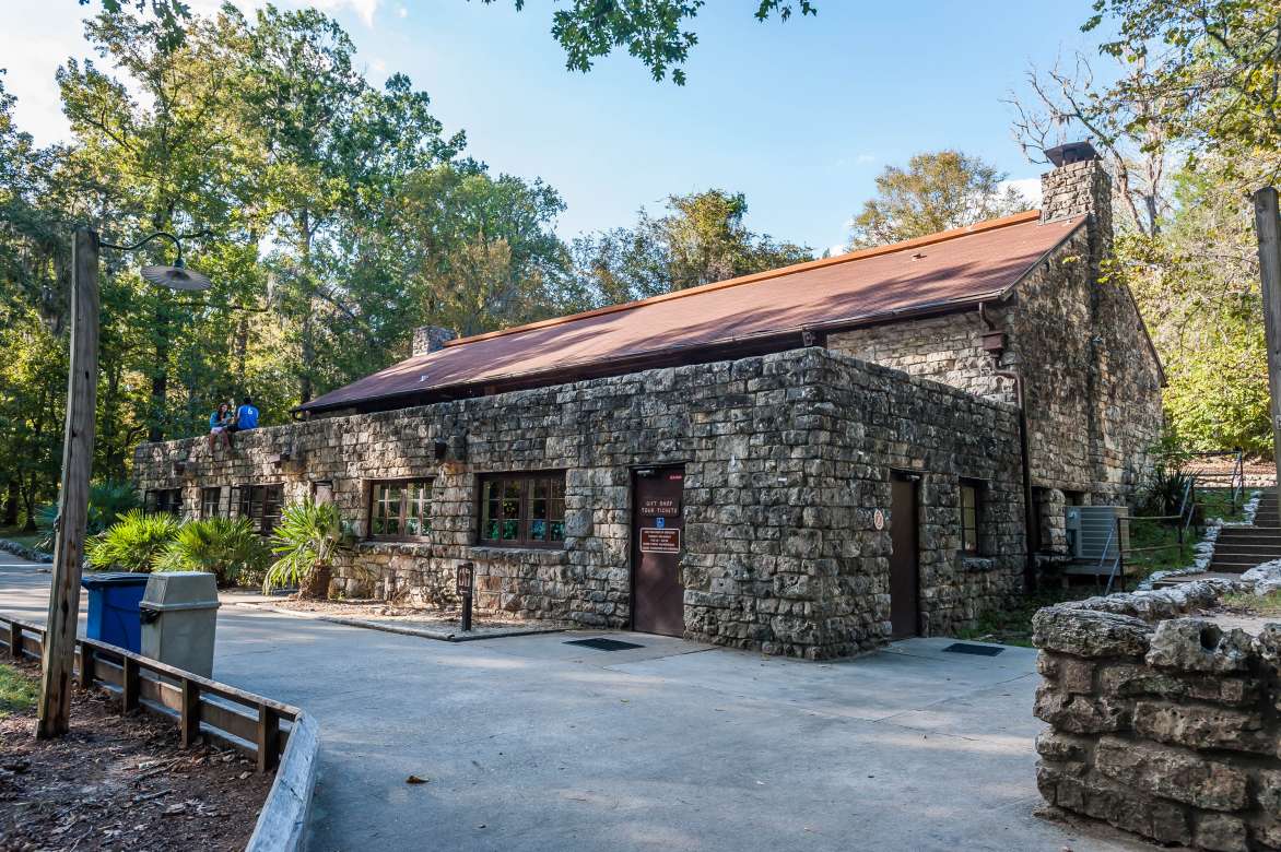 The visitor center for those who plan to tour the cave