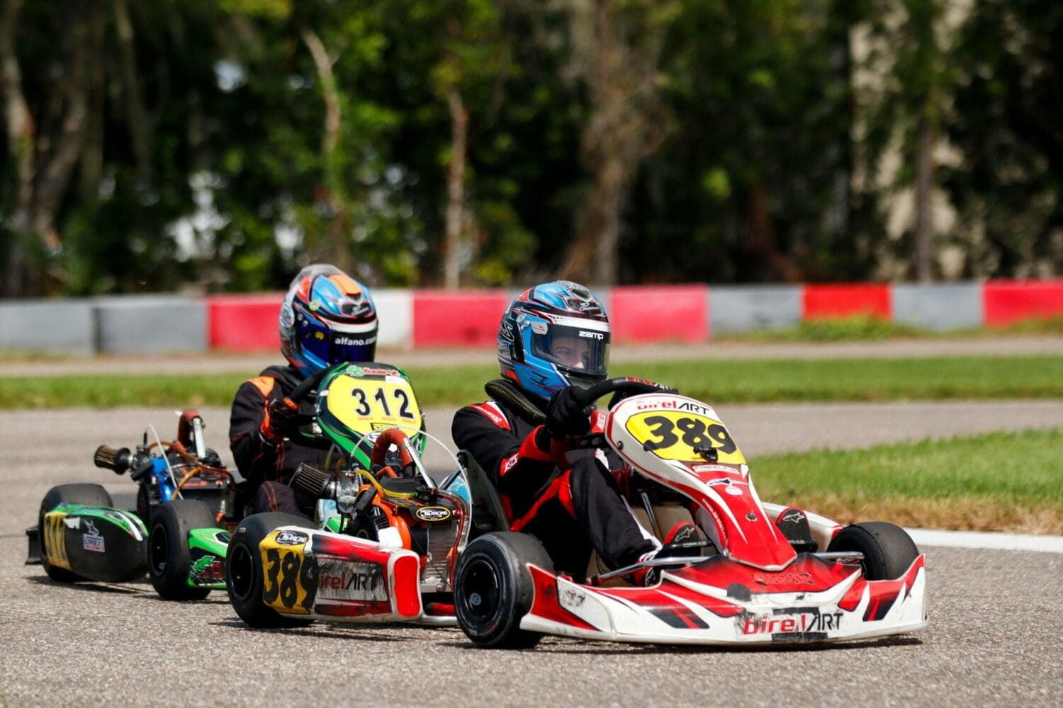 A thrilling go-karting experience