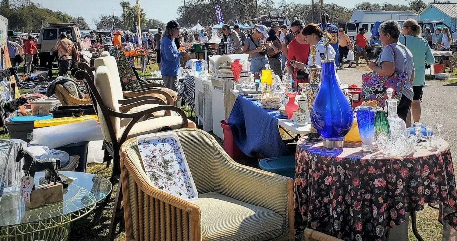 vintage finds at the market