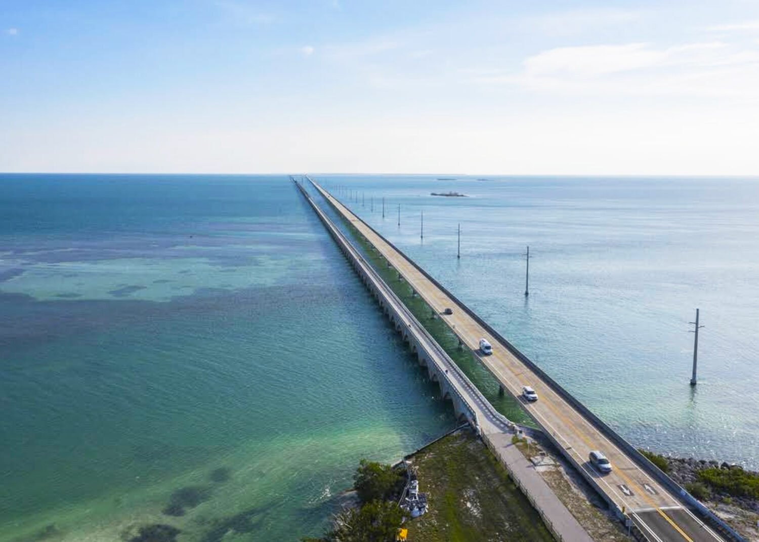 Beautiful view of the coast as part of the scenic drive